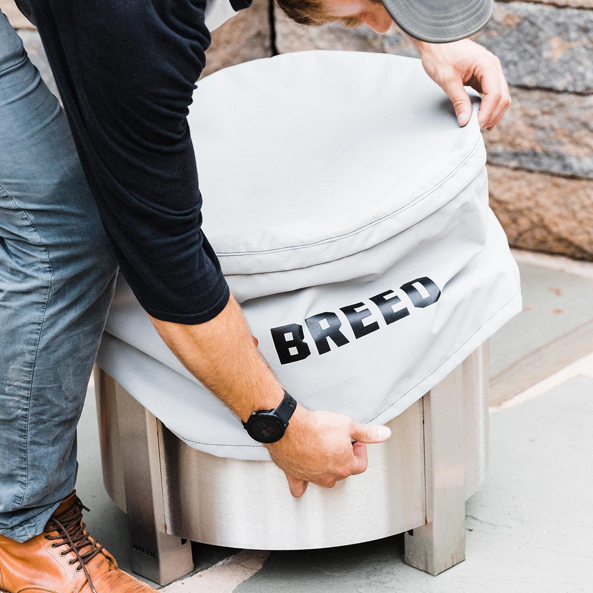 BREEO X Series 30 Smokeless Fire Pit Cover – Outdoor Home